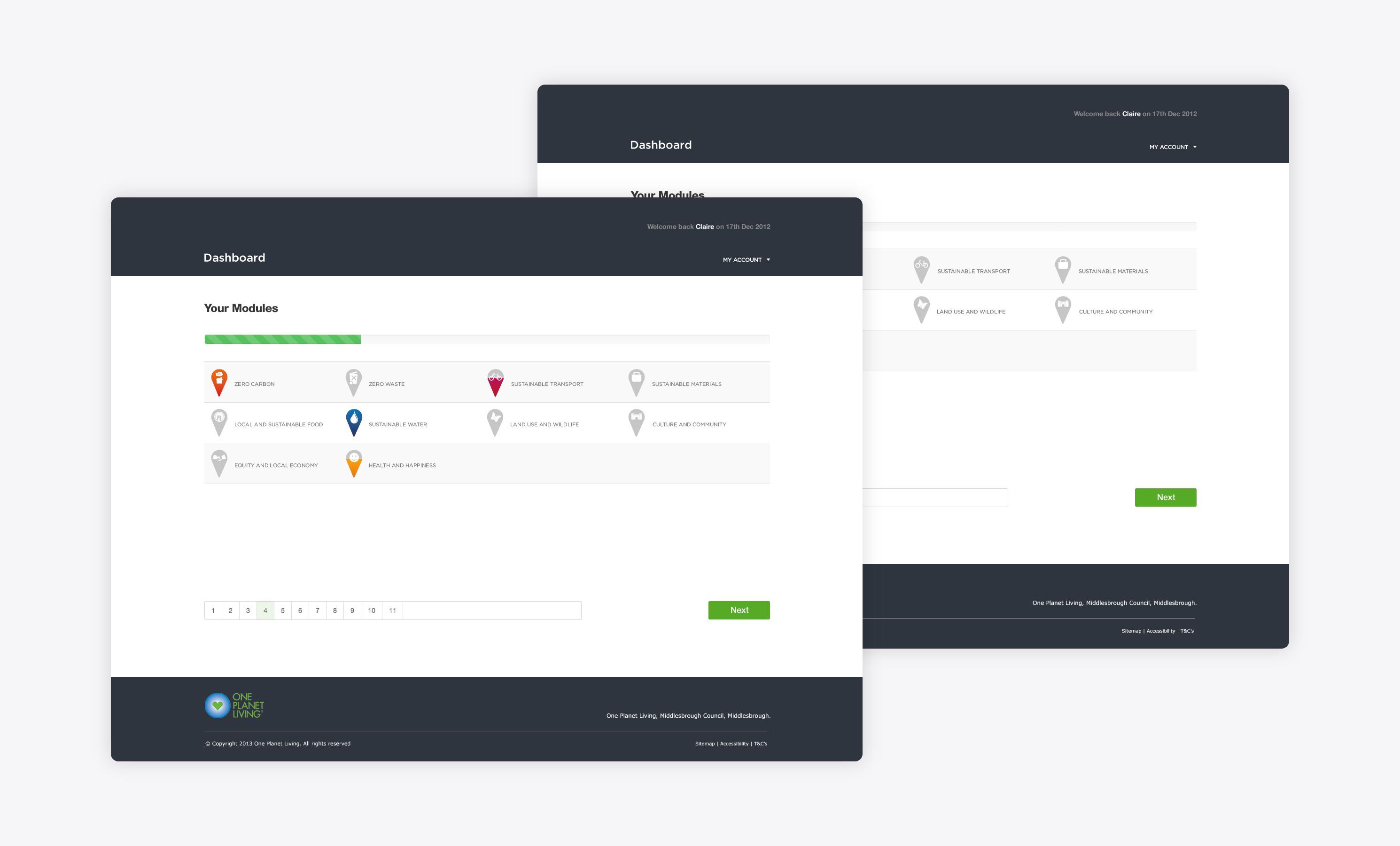 One Planet Living eLearning Platform | Calm Digital